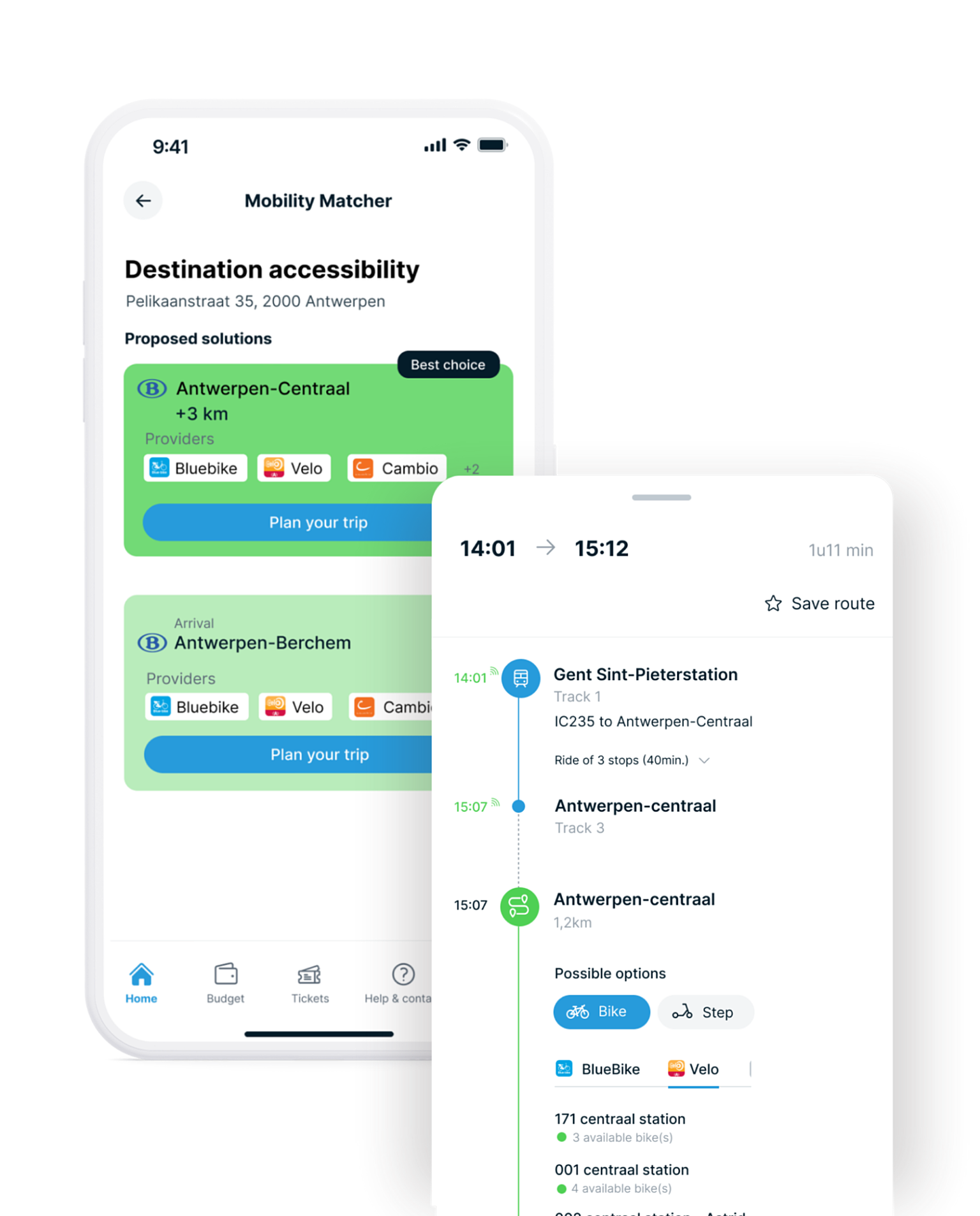 De Olympus-app: Eenvoudig verplaatsen, zonder bonnetjes