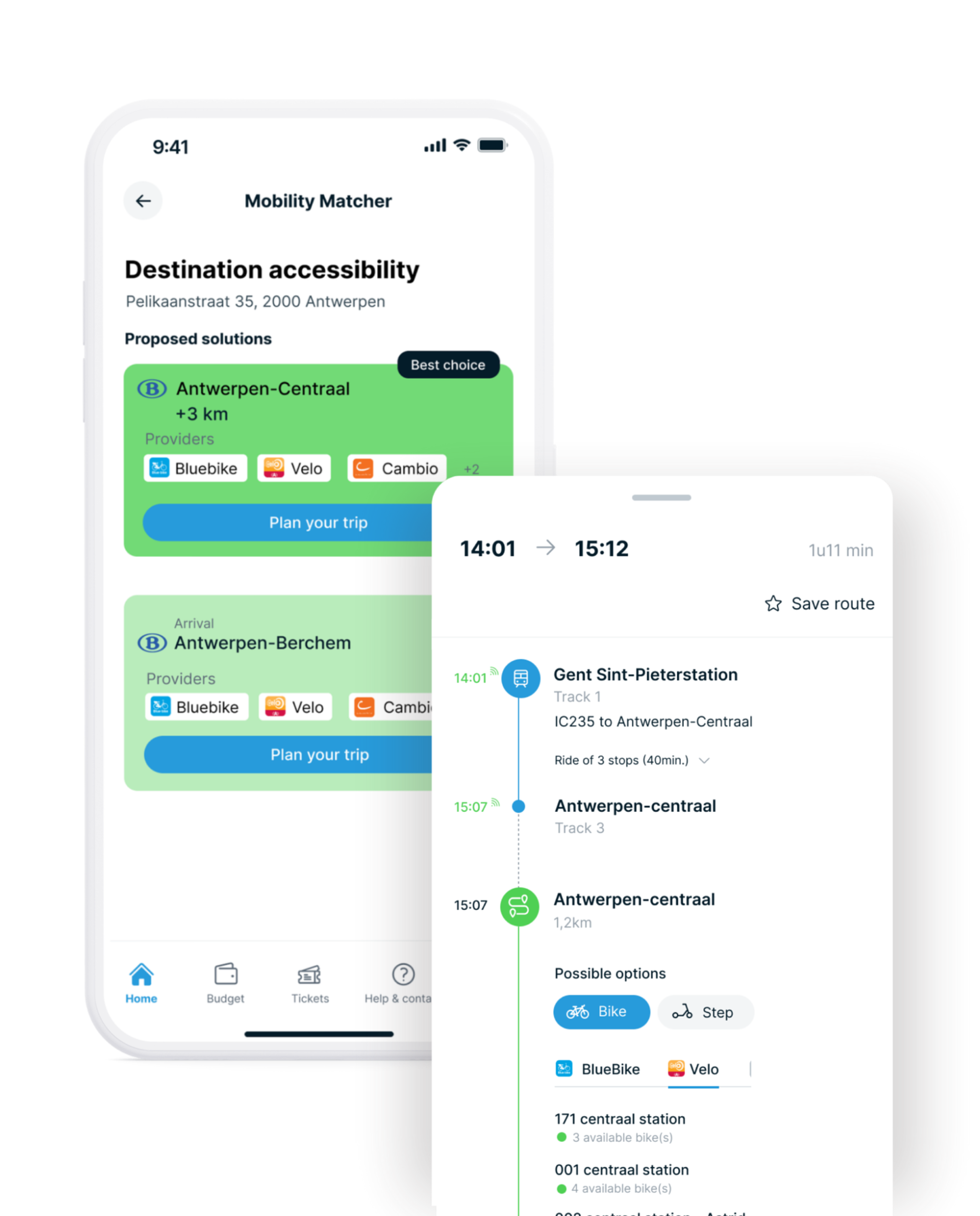 De Olympus-app: Eenvoudig verplaatsen, zonder bonnetjes
