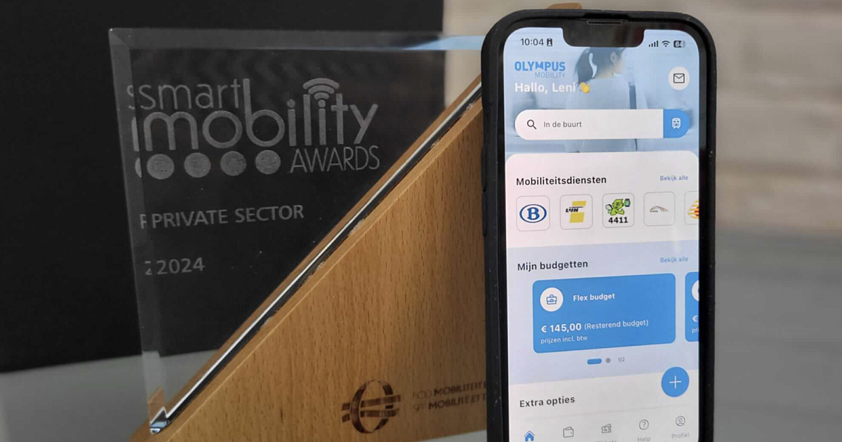 Olympus Mobility wint Smart Mobility Award